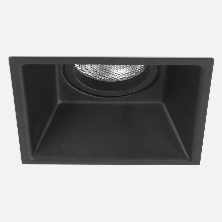 Astro Minima Square GU10 Matt Black Downlight | UKES