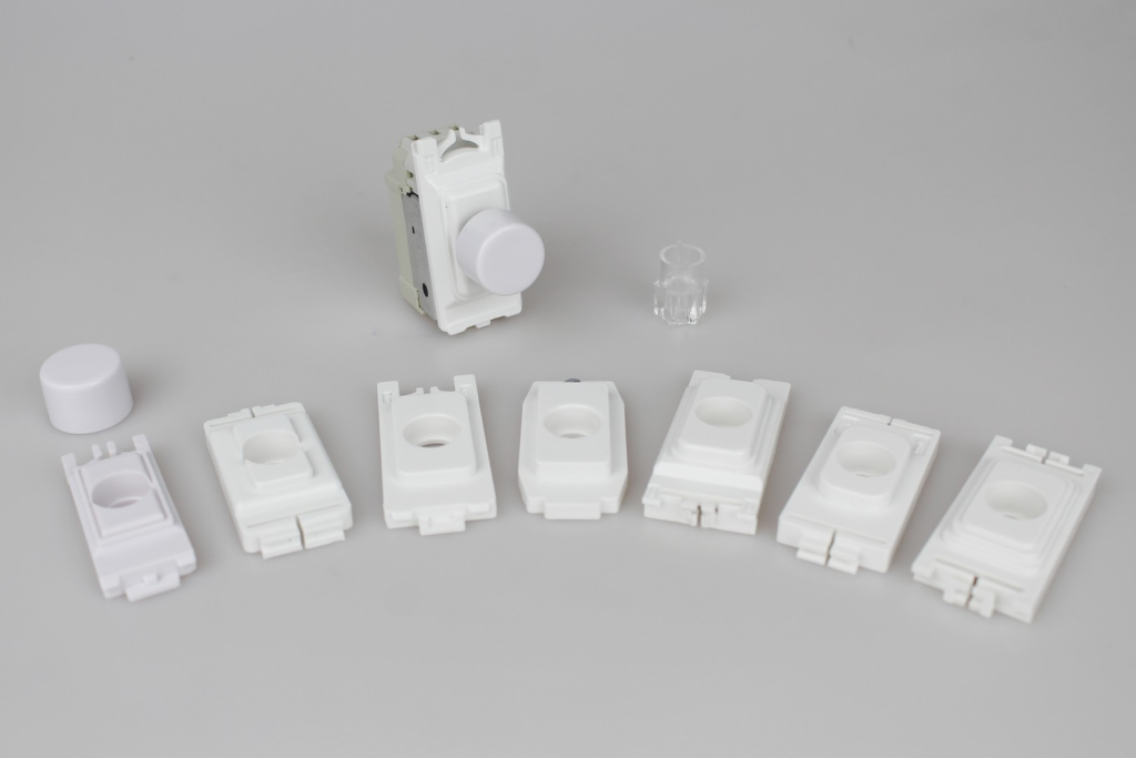 Varilight MultiGrid V-Dim White 2 Way 60-400W Push-On/Off Rotary Dimmer ...