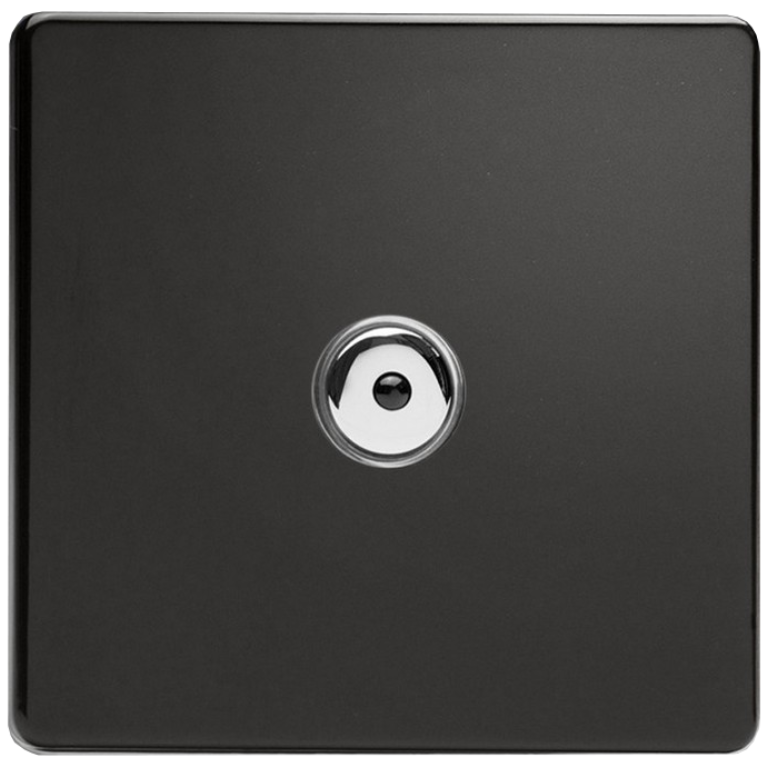 Varilight Screwless V-Pro IR Premium Black 1 Gang 1 Way 0-100W Remote ...