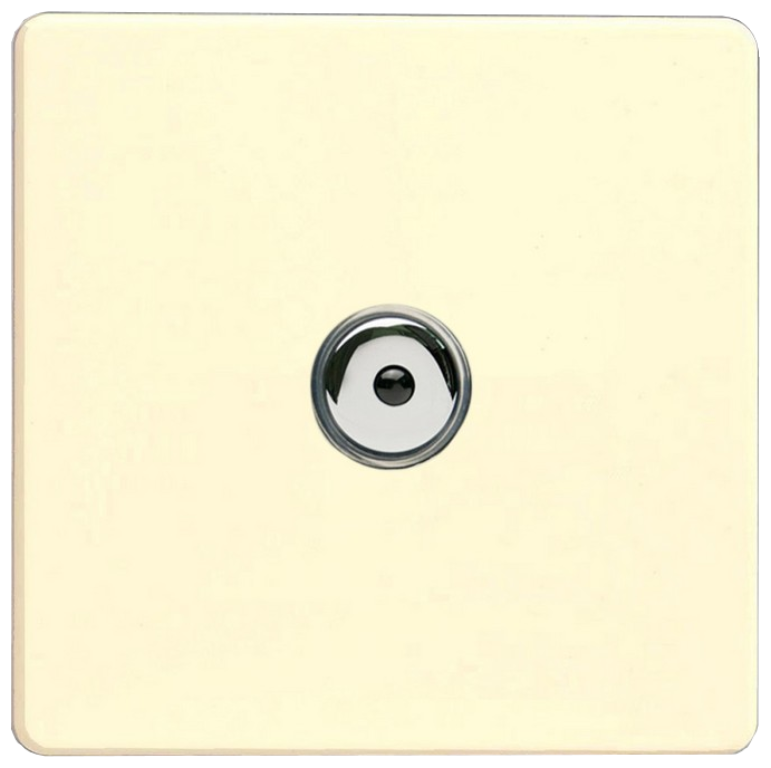 Varilight Screwless V-Pro IR White Chocolate 1 Gang 1 Way 0-100W Remote ...