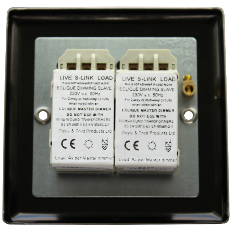 Varilight Classic V-Pro IR Graphite 21 2 Gang Tactile Touch Control ...