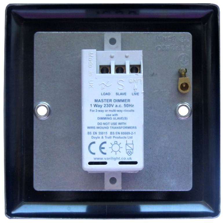 Varilight Classic V-Pro IR Victorian Brass 1 Gang 1 Way 0-100W Remote ...