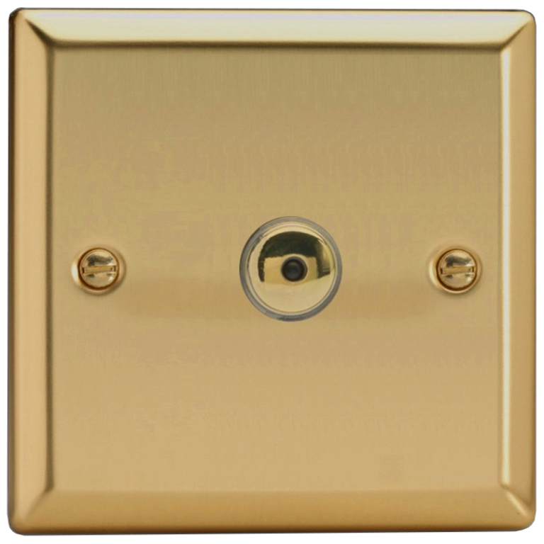 Varilight Classic V-Pro IR Victorian Brass 1 Gang 1 Way 0-100W Remote ...