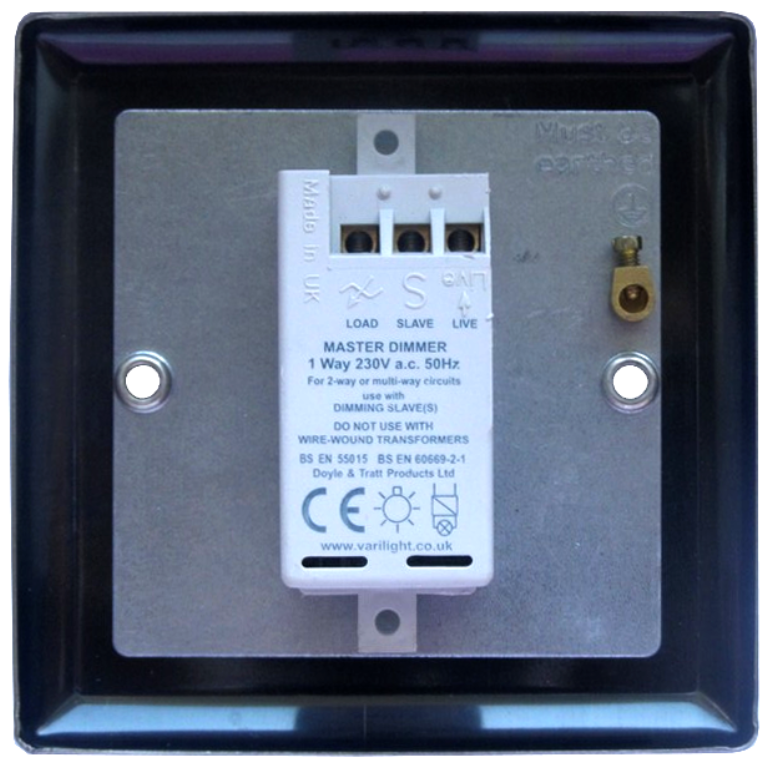 Varilight Classic V-Pro IR Victorian Brass 1 Gang 1 Way 0-100W Remote ...