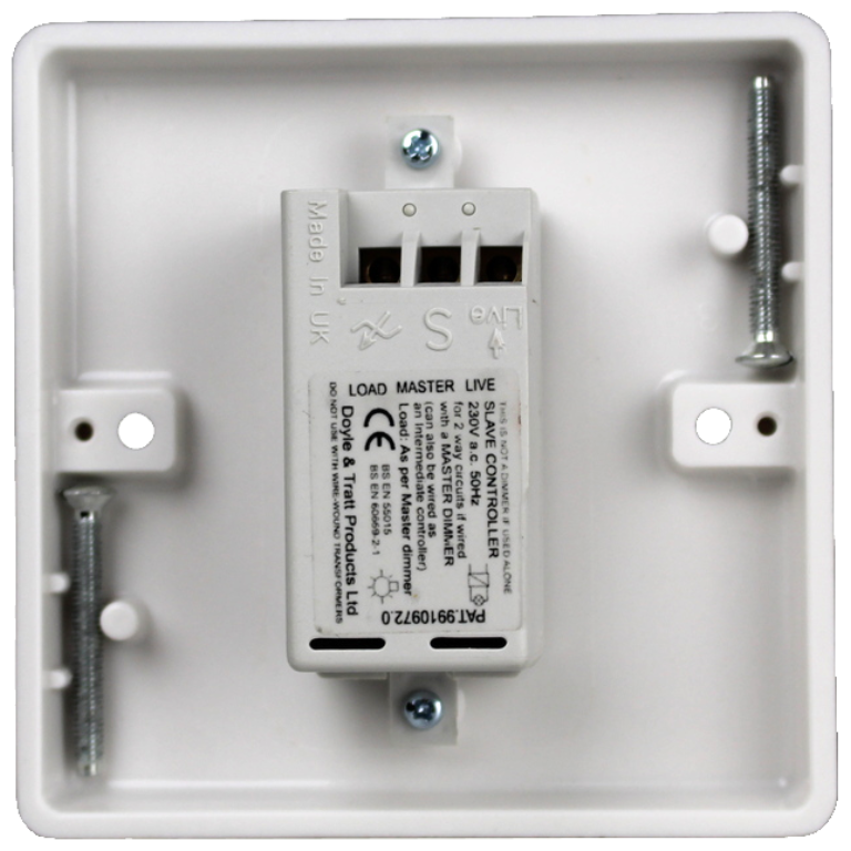 Varilight V-Pro IR White 1 Gang Tactile Touch Control Dimming Slave for ...