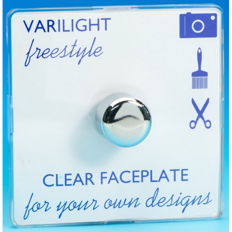 Varilight Freestyle V-Pro Clear 1 Gang 2 Way 0-120W Push-On/Off Rotary ...