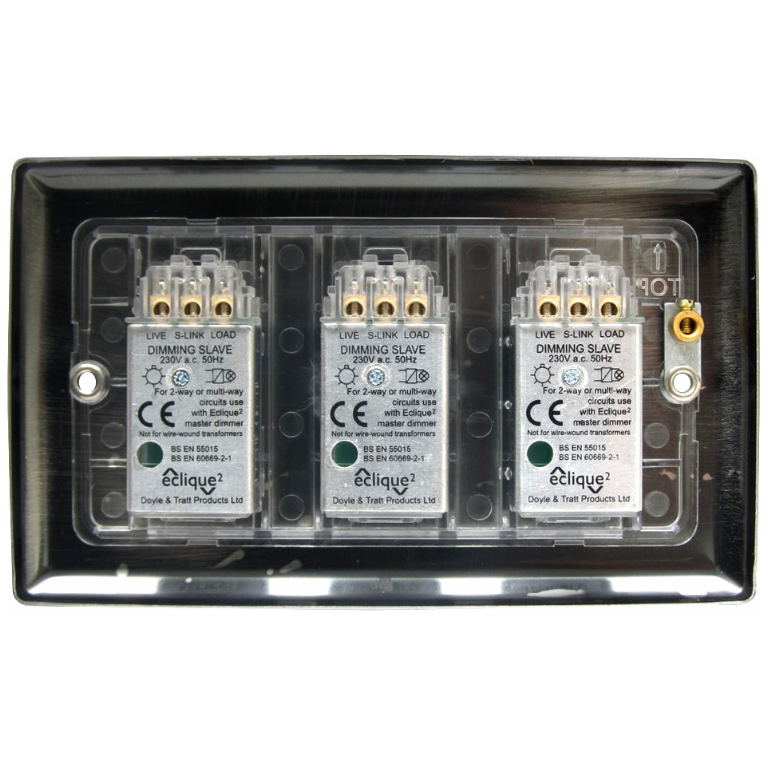 Varilight Classic V-Pro Multi-Point Graphite 21 3 Gang Tactile Touch ...