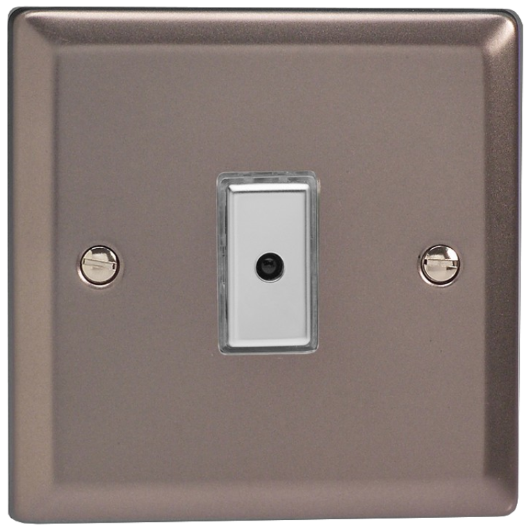 Varilight Classic V-Pro Multi-Point Pewter Effect 1 Gang 1 Way 0-100W ...