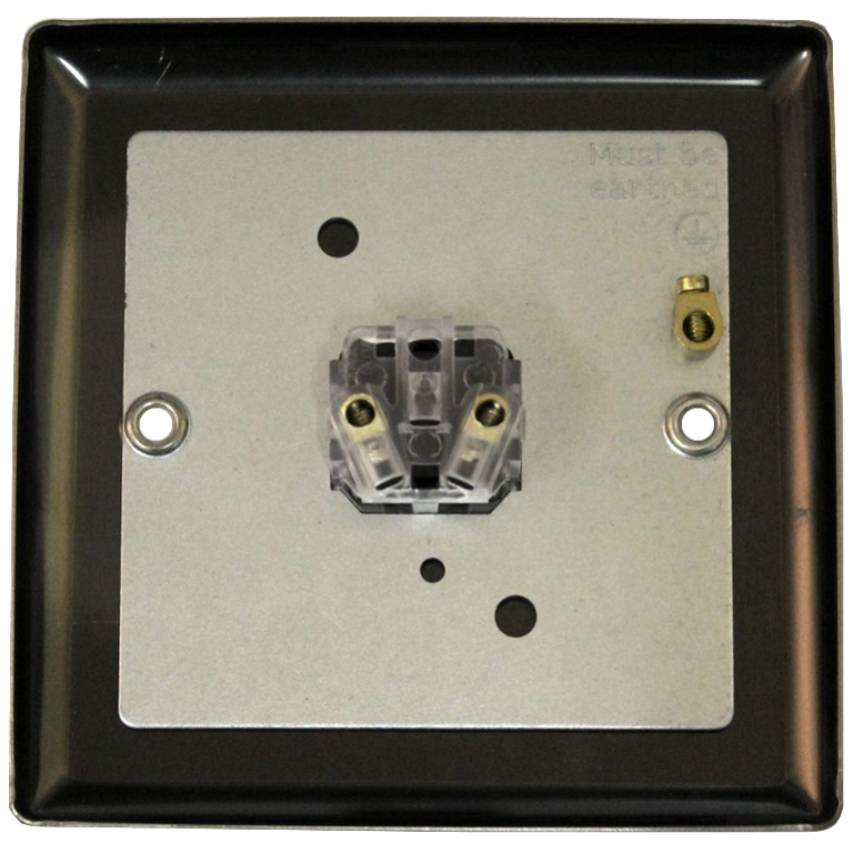 Varilight Classic Satin Chrome 1 Gang 6A 1 Way Push-to-Make Momentary ...