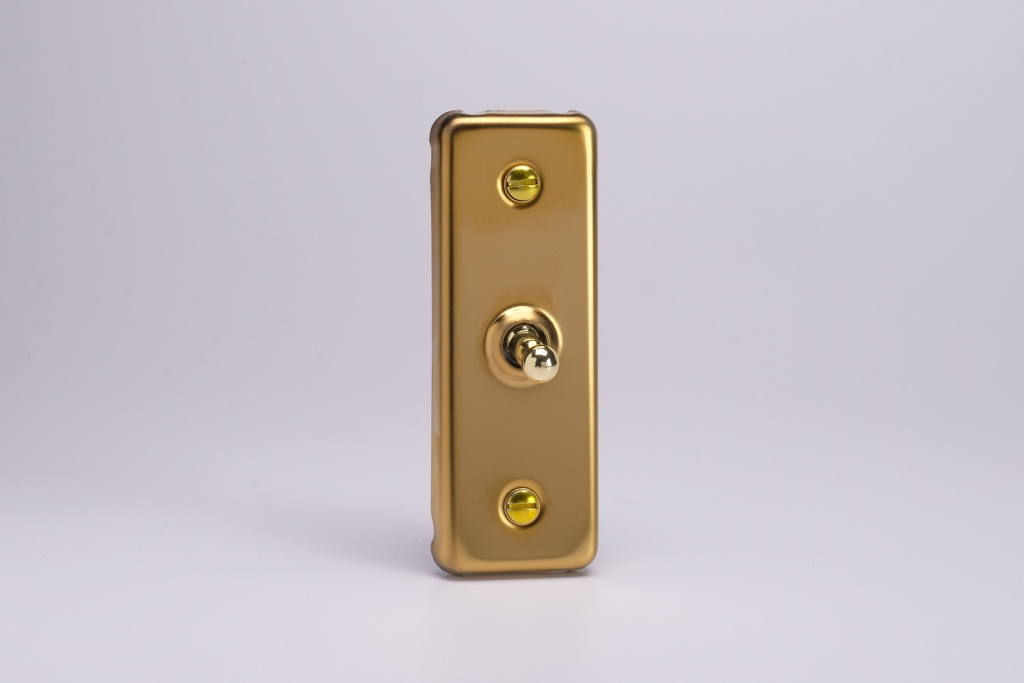 Varilight Classic Victorian Brass 1 Gang 10A 1 or 2 Way Architrave ...