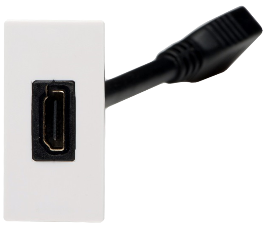 Varilight DataGrid White High Speed HDMI Socket Module - 25x50mm | UKES