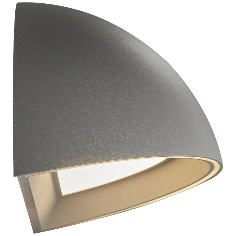 Nordlux Arcus Grey Outdoor Wall Light | UKES
