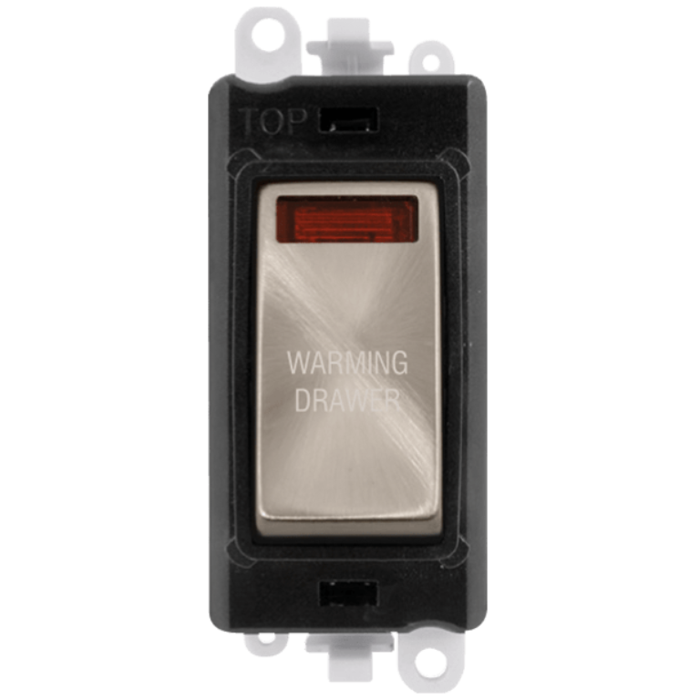 Click GridPro Brushed Stainless 20AX Double Pole Warming Drawer Switch ...