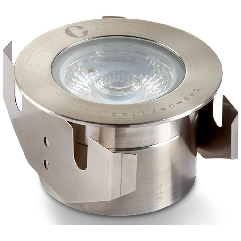 Collingwood Lighting GL040 Stainless Steel 3000K Wattage Selectable LED Ground Light - 40° Beam ...