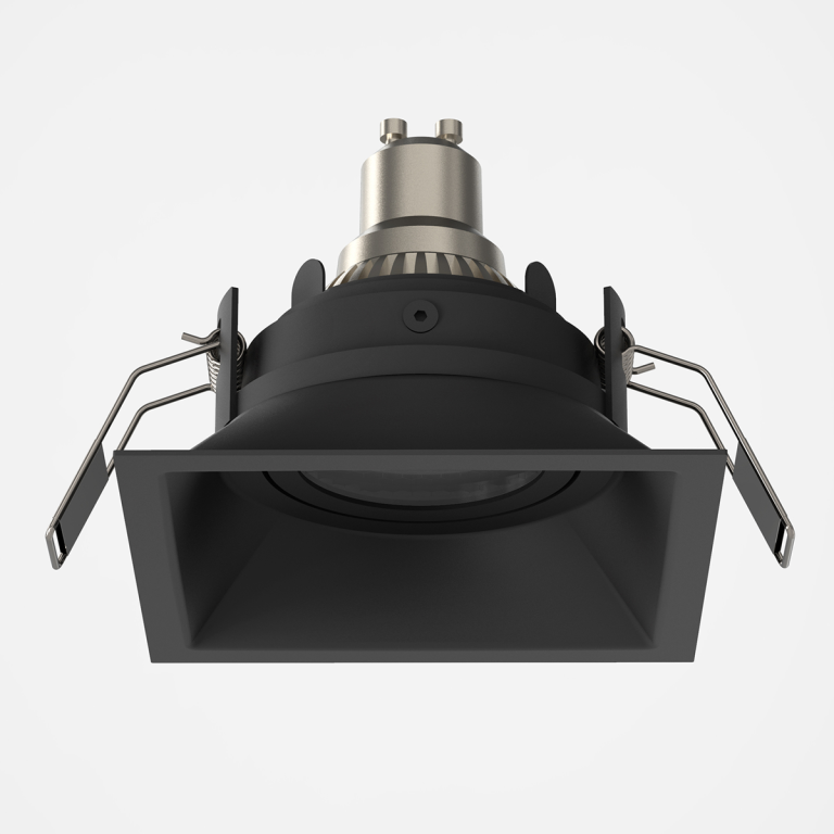 Astro Minima Slimline Square GU10 Matt Black Adjustable Fire-Rated ...