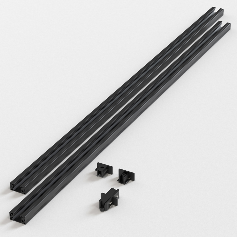 Astro 2x Track 1m Kit in Matt Black | UKES
