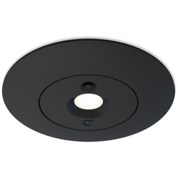 Ansell Lighting Merlin Black 5W Non-Maintained LED Emergency Downlight ...