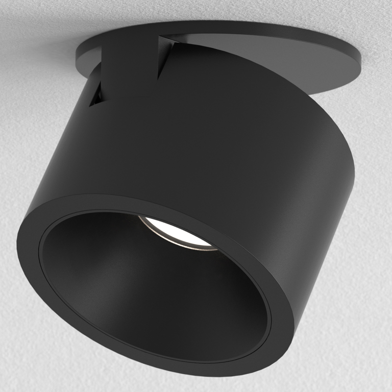 Astro Lynx Recess Matt Black LED Spotlight | UKES