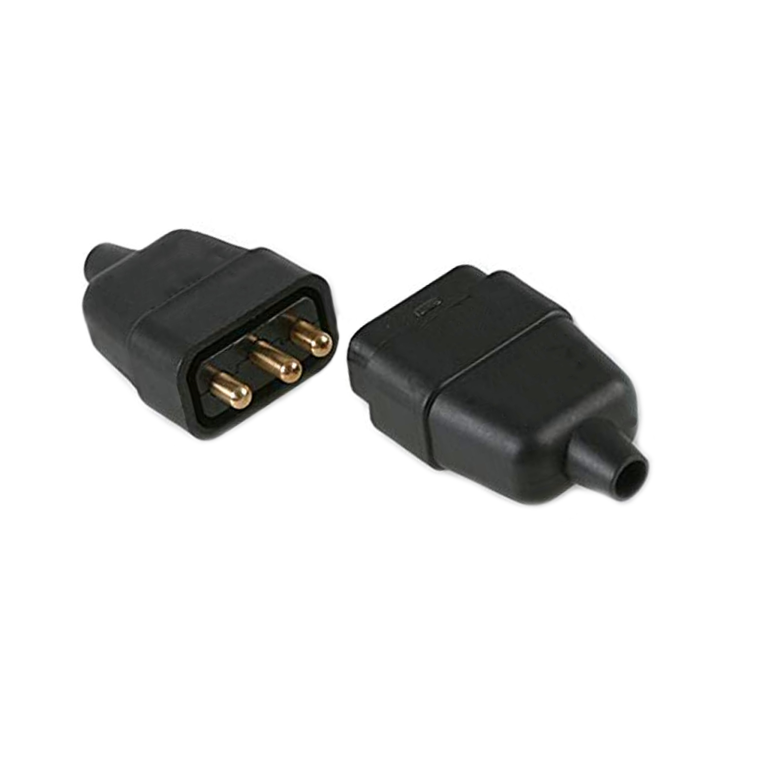 Black 10amp 3 Pin Flex Connector | UKES