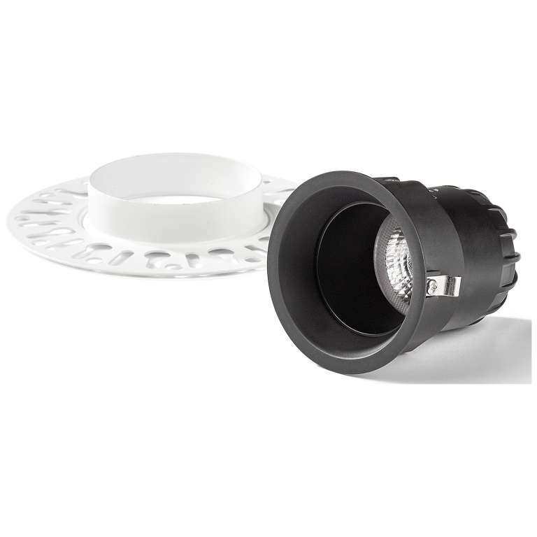 Collingwood Lighting 1901 Dim to Warm Mains Dimmable Fixed IP44 LED Downlight with Single ...