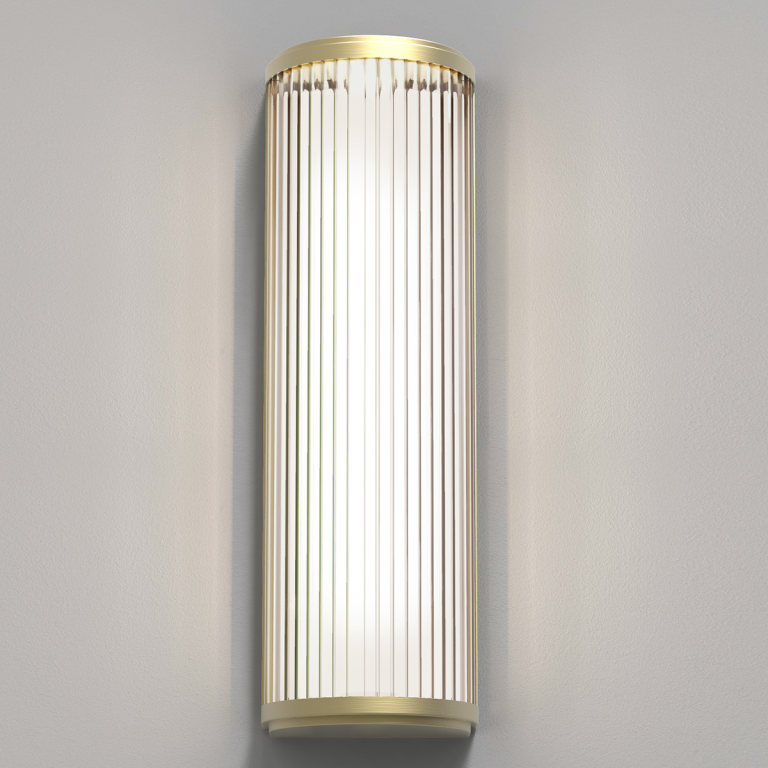Astro Versailles 400 Phase Dimmable Matt Gold Bathroom LED Wall Light ...