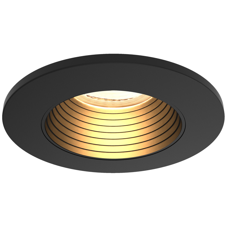 Ansell Lighting Prism Pro Anti-Glare Matt Black Bezel with Matt Black ...