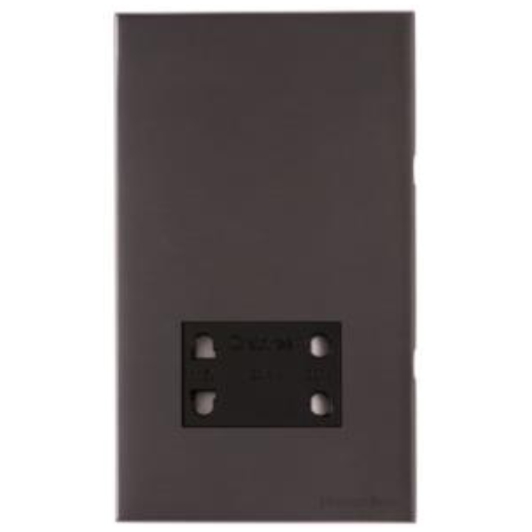 Heritage Brass Winchester Matt Bronze 110/240V Shaver Socket with Black ...