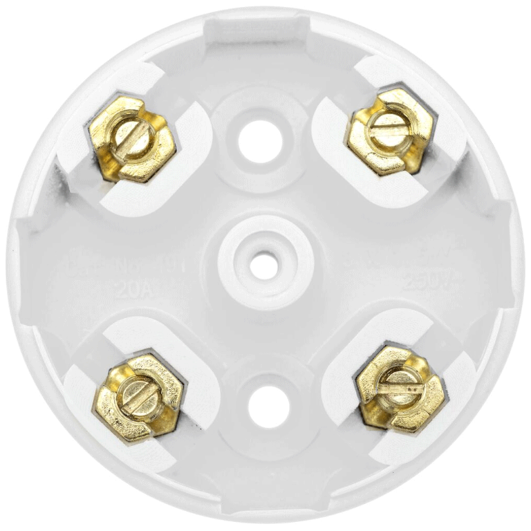 BG Electrical 4 Terminal 20 Amp Mini Junction Box | UKES