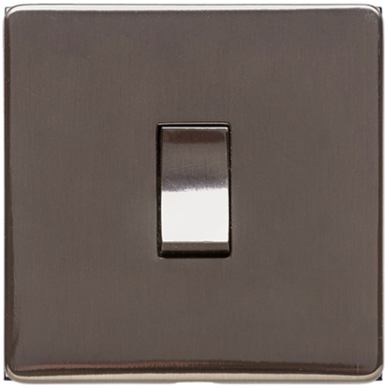 Heritage Brass Studio Polished Bronze 1 Gang 10A Switch with Polished ...