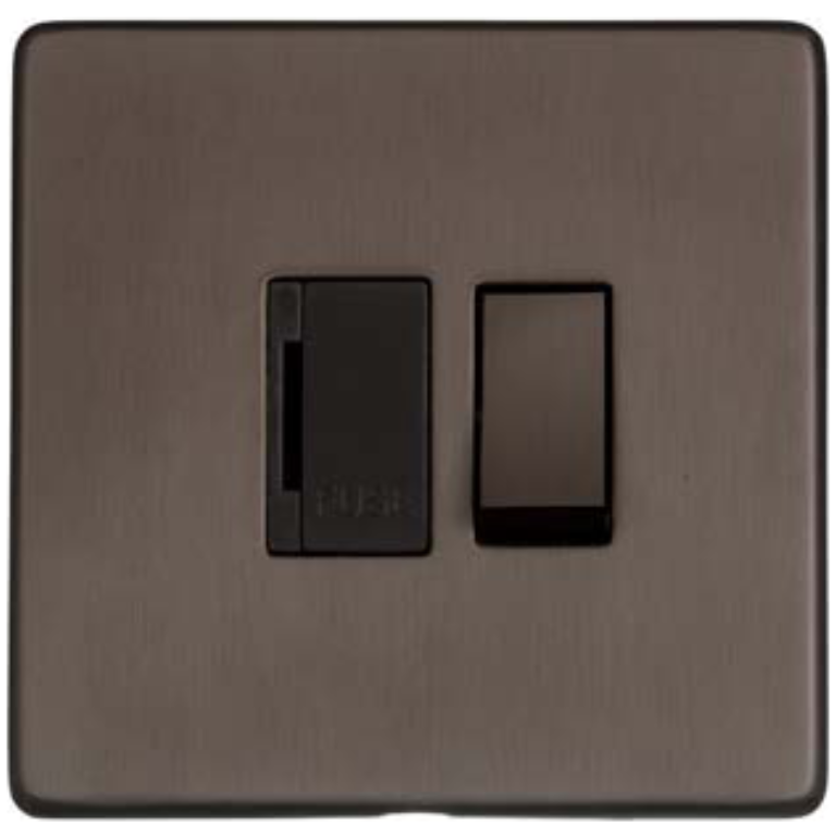 Heritage Brass Studio Matt Bronze 13A Switched Spur with Matt Bronze ...