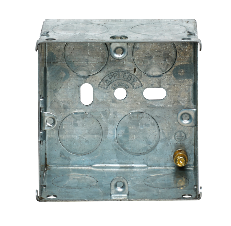 Appleby 47mm Single Flushed Metal Installation Box | UKES