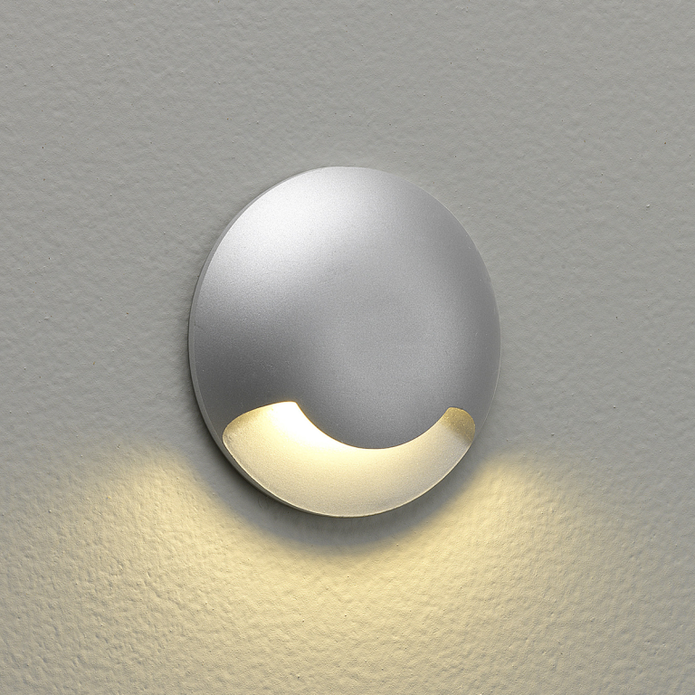 Astro Beam One Matt Silver Outdoor LED Marker Light | UKES