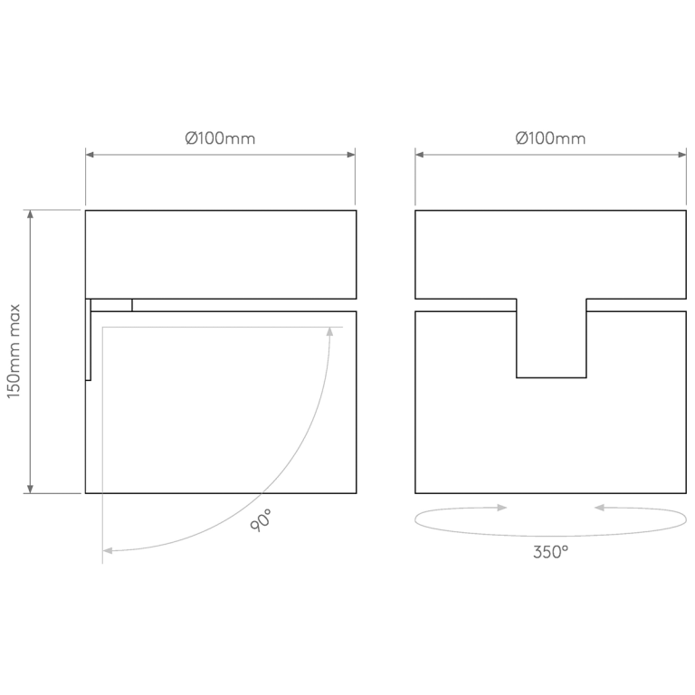 Astro Lynx Matt White 12.1W LED Spotlight | UKES