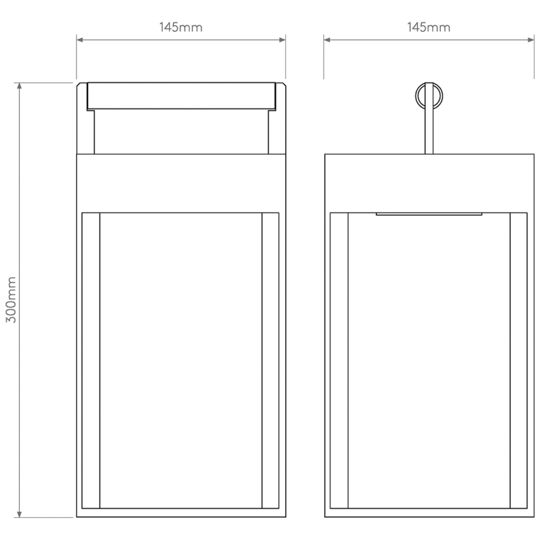 Astro Kuro 250 Textured Black Outdoor LED Floor Lamp | UKES