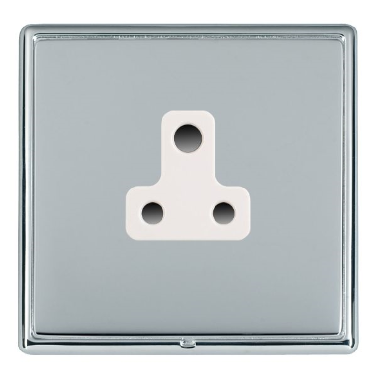 Hamilton Linea-Rondo CFX Bright Chrome Frame/Bright Steel Plate 1 Gang ...