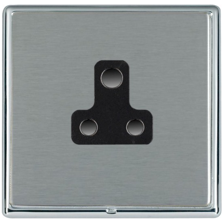 Hamilton Linea-Rondo CFX Bright Chrome Frame/Satin Steel Plate 1 Gang ...