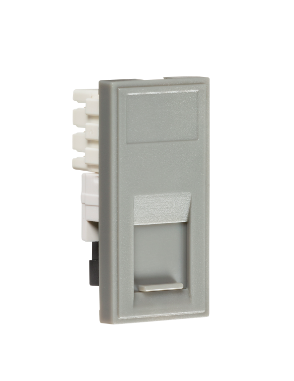 Knightsbridge Grey RJ11 Outlet Module - 25x50mm | UKES