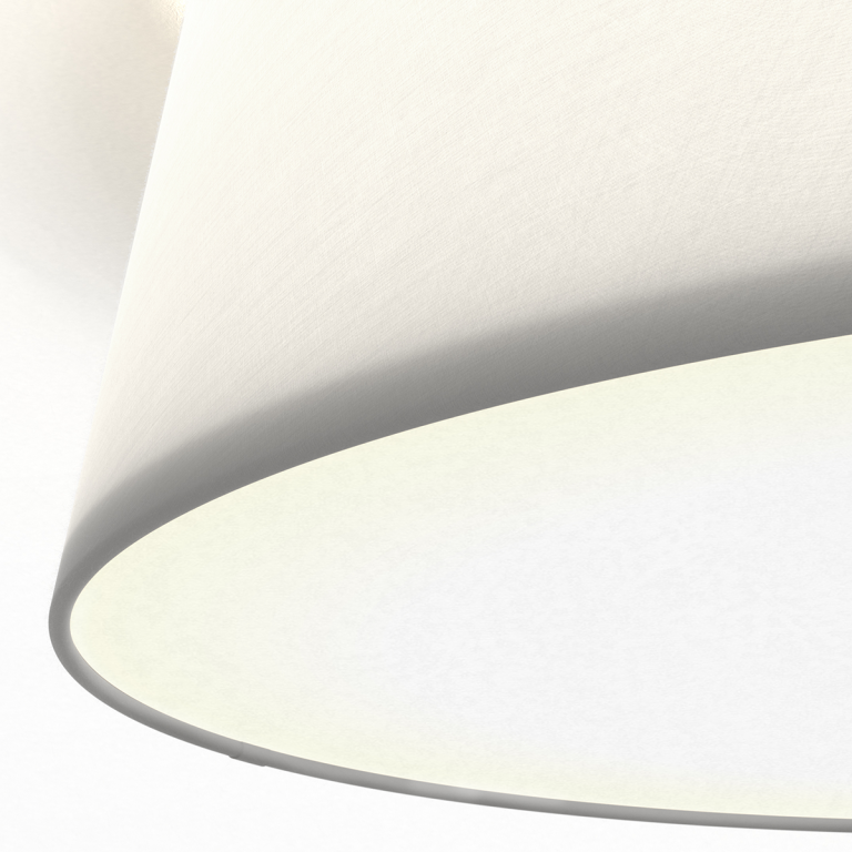 Astro Fife 430 Ceiling Light with White Fabric Shade | UKES