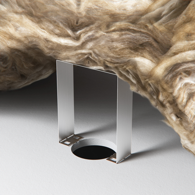 Astro Brushed Stainless Steel Mini Downlight Insulation Guard | UKES