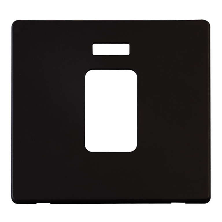 Click Definity Metal Black 45A Double Pole Switch with Neon Cover Plate ...