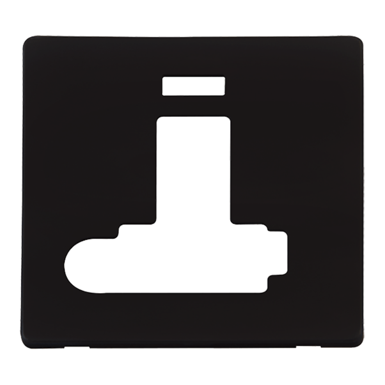 Click Definity Metal Black 13A Lockable Switched Fused Connection Unit ...