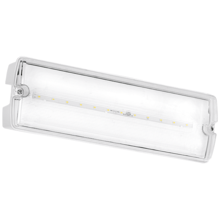 Aurora Lighting 5W Maintained LED Emergency Bulkhead with Self Test ...