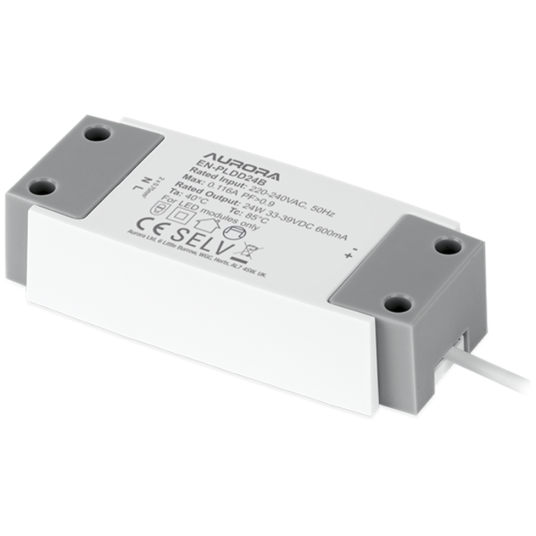 Aurora Lighting Slim-Fit 24W 320mA Dimmable LED Driver | UKES