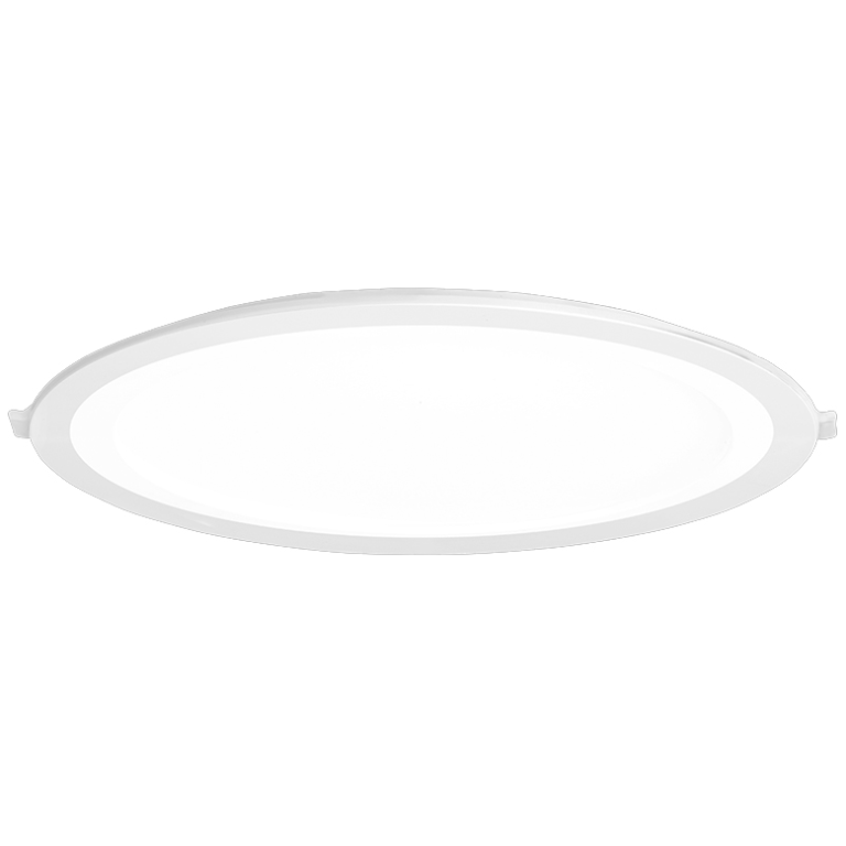 Aurora Lighting Poly-Slim Low Profile 24W 4000K Non-Dimmable Fixed IP40 ...