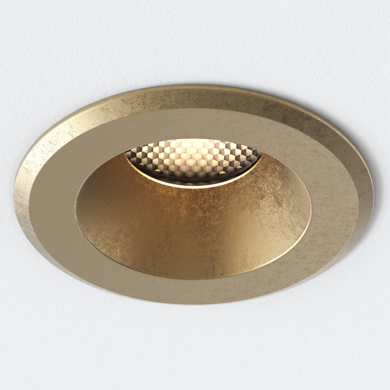 Astro Solway Solid Brass Round Outdoor Downlight | UKES