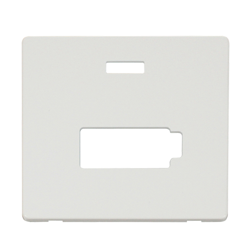 Click Definity Metal White 13A Lockable Fused Connection Unit with Neon ...