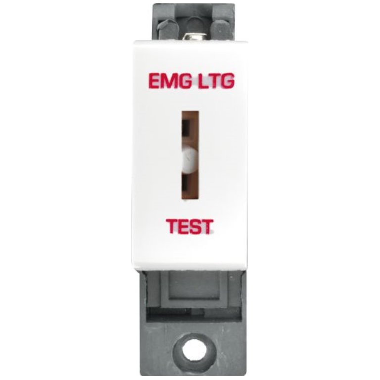 Hamilton Verve White 10AX Micro Grid Double Pole Key Switch Module ...