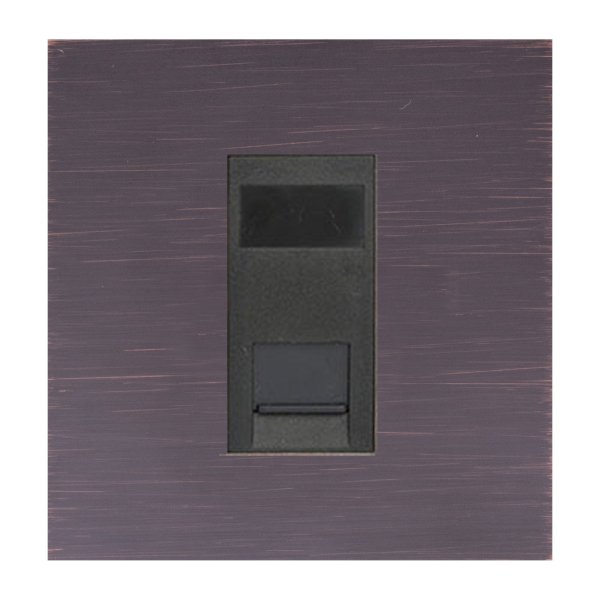 Hamilton Sheer G2 Etrium Bronze 1 Gang Unshielded RJ45 CAT 6 Socket ...