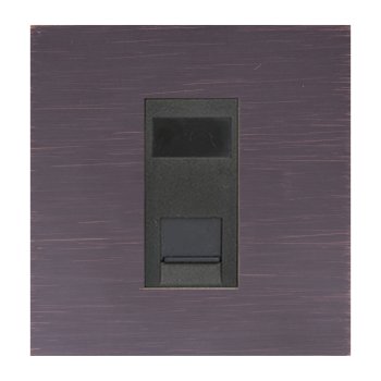 Hamilton Sheer G2 Etrium Bronze 1 Gang Unshielded RJ45 CAT 5E Socket ...