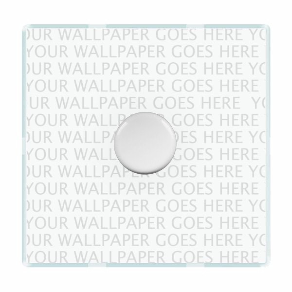 Hamilton Perception CFX Clear 1 Gang 250W 2 Way Push On/Off Rotary LED ...